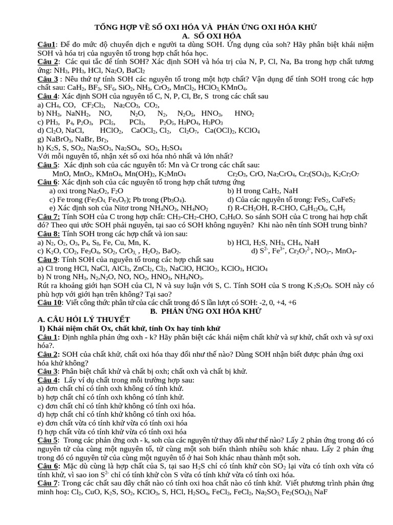 Tong Hop Ve Pu Oxihoa - Khu | PDF