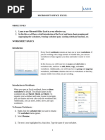 Learning Microsoft Excel 2007 - Worksheets | PDF | Worksheet ...