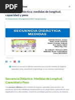 Secuencia Didáctica MEDIDA 4 GRADO | PDF | Medición | Longitud