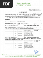 DU Final Datesheet May-June 2025 | PDF | Bachelor Of Arts | Qualifications