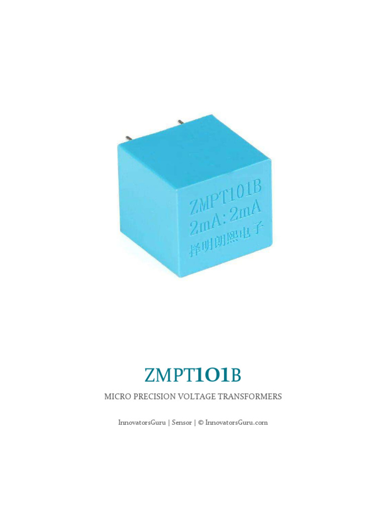 ZMPT101B-ETC | PDF | Resistor | Analog To Digital Converter