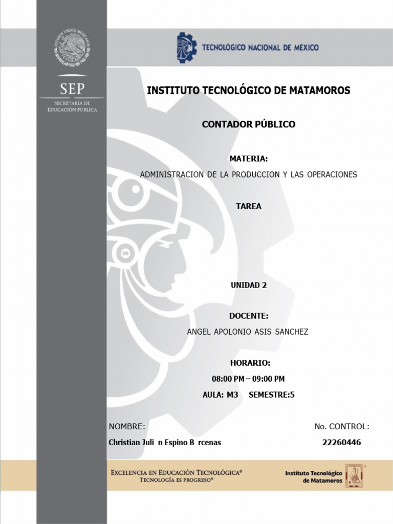 U2 Act 3 | PDF | Calidad (comercial) | Lean Manufacturing