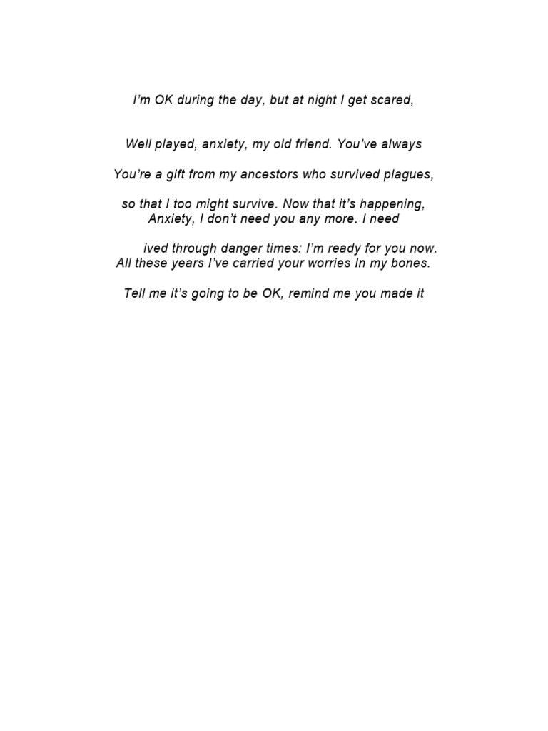 On Breathing Poem by Alicia Jo Rabins | PDF