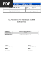 Fall Protection Plan Template | PDF | Safety