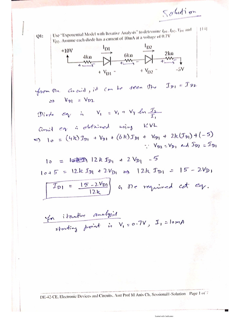 Sessional 1 Solution | PDF