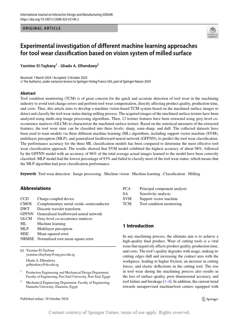 Experimental Investigation Of Different Machine Le Pdf Machine Learning Support Vector Machine