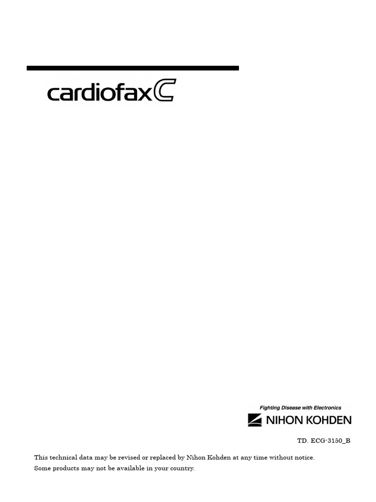 0302101000 NOTICE ECG-3150 ECG 3PISTE 3150 | PDF | Electrocardiography ...