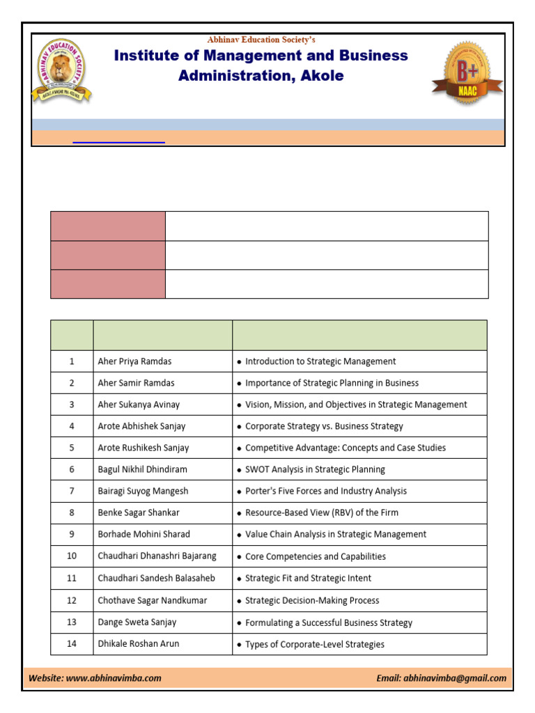 Topic - Common Subject | PDF | Analytics | Decision Making