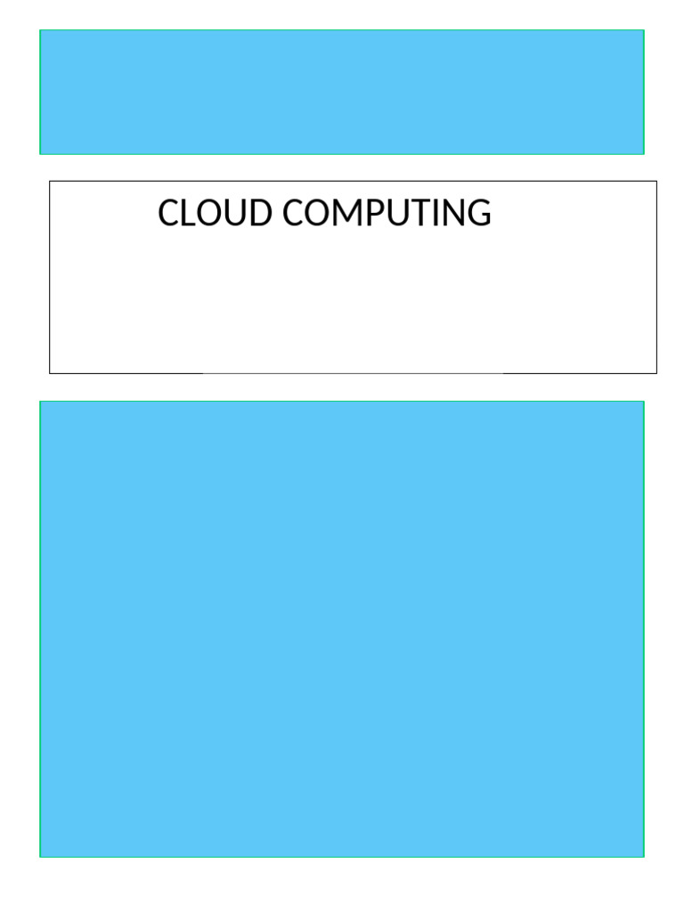 CLOUD COMPUTING REPPORT | PDF | Cloud Computing | Internet Of Things CLOUD COMPUTING REPPORT | PDF | Cloud Computing | Internet Of Things