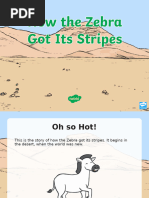How The Zebra Got Its Stripes (Golden Books) | PDF | Zebra | Mammals Of ...