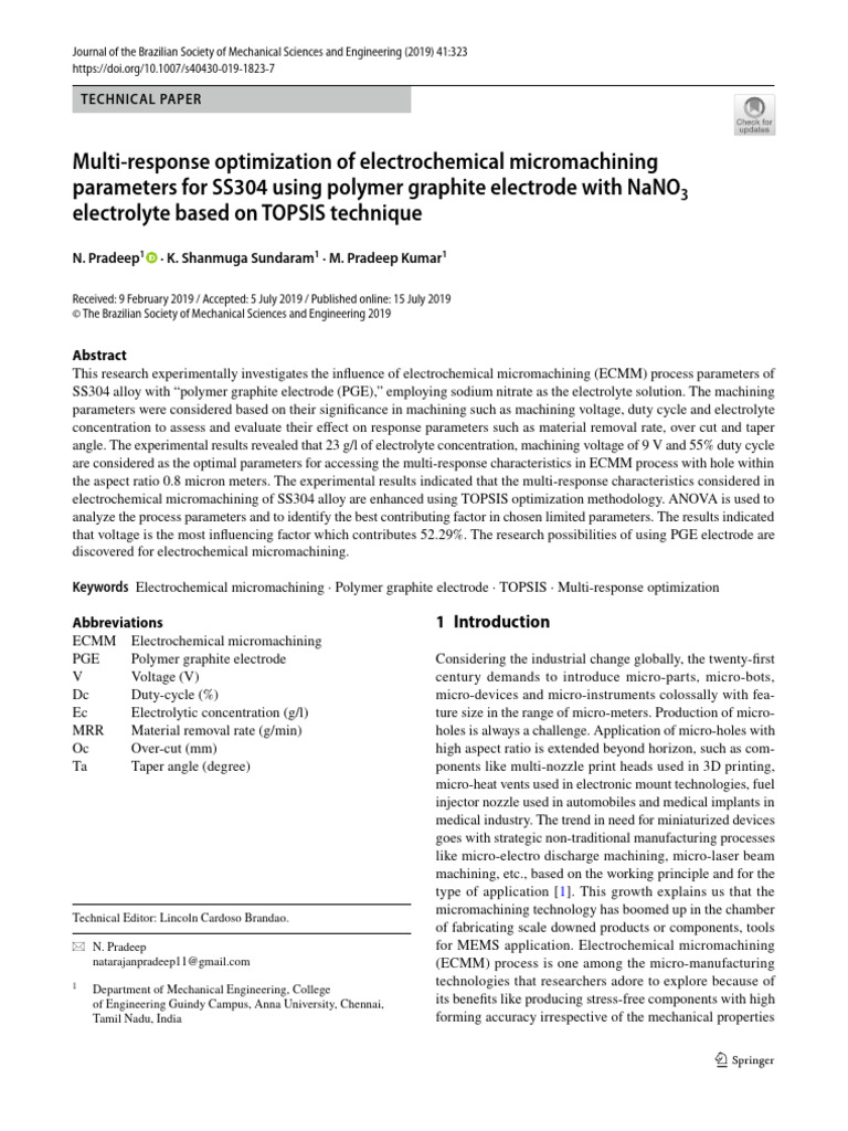 Pradeep, Shanmuga Sundaram, Pradeep Kumar - 2019 - Multi-Response Optimization of ...