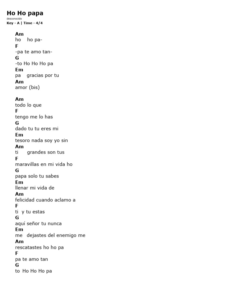 ho ho papa | PDF