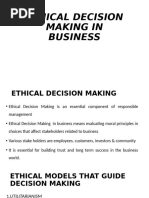Chapter 9 Ethical Decision Making Models | PDF | Business Ethics ...
