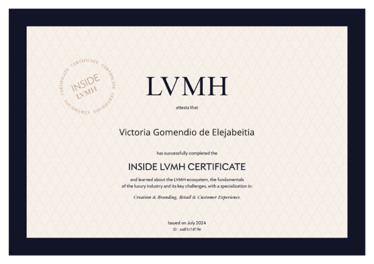 Inside LVHM | PDF