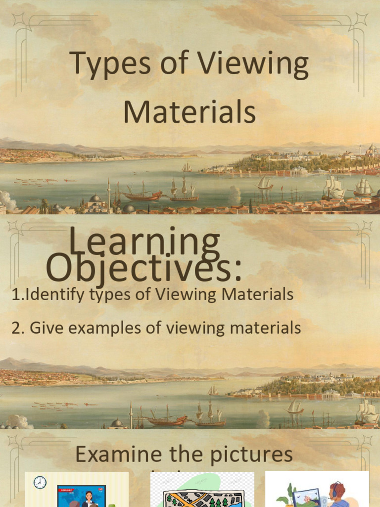 types-of-viewing-materials-w5 | PDF | Multimedia | Image