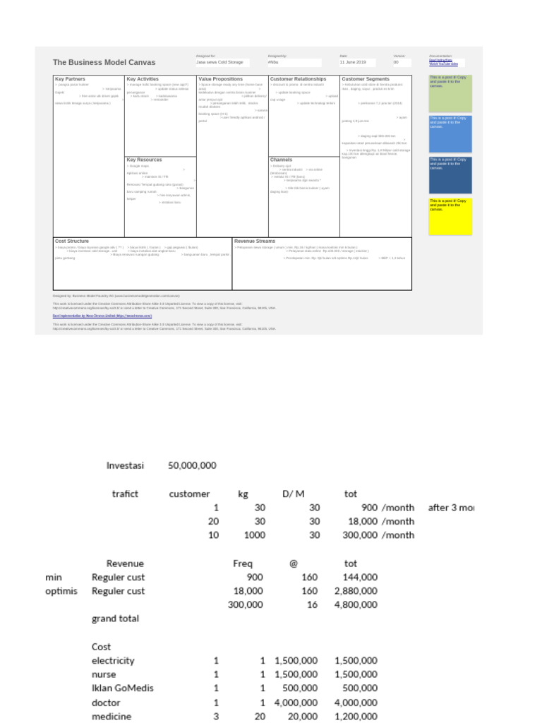 Cold Storage Business Model Overview | PDF | Lean Startup | Business ...