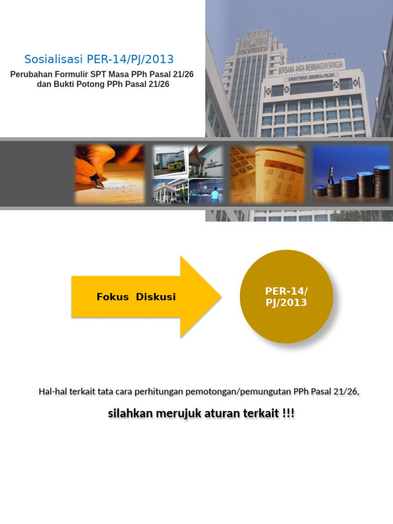 Materi SPT Masa PPH Pasal 21 - Tahun 2024 | PDF