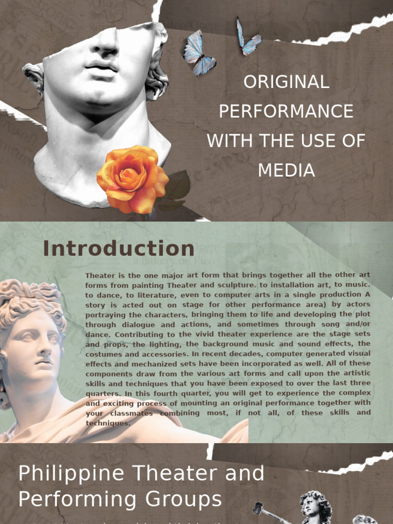 ARTS PPT | PDF | Play (Theatre) | Theatre