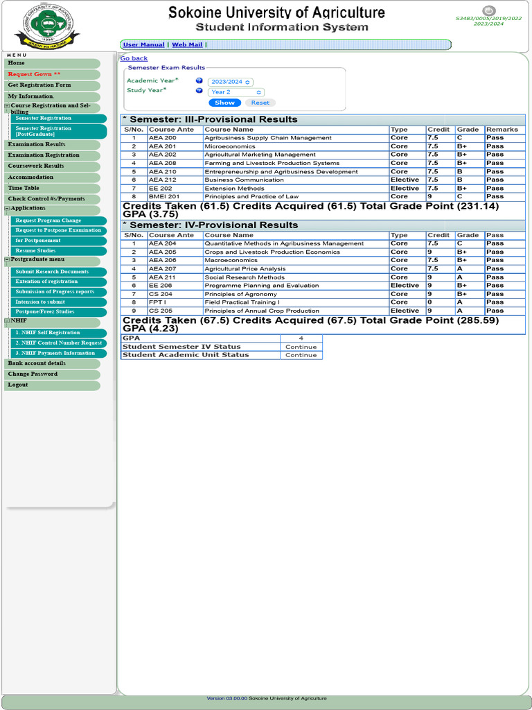 SUASIS Login and Results Overview | PDF | Agribusiness