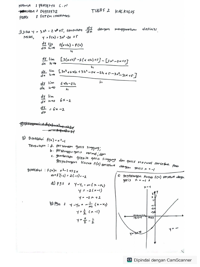 Tugas 2 Kalkulus | PDF