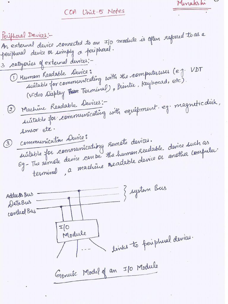 Coa Unit 5 Notes Pdf 
