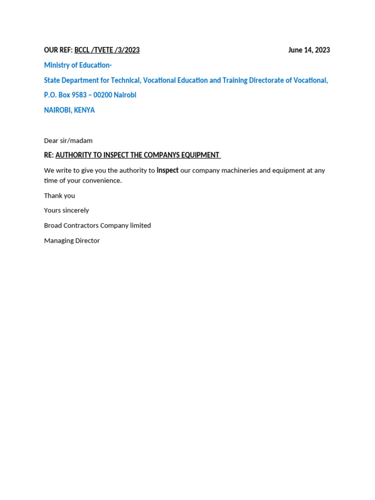 Company Equipment | PDF