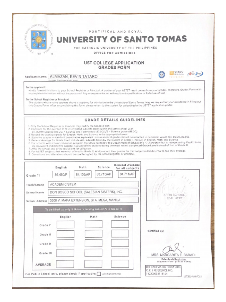 University Of Santo Tomas Pdf