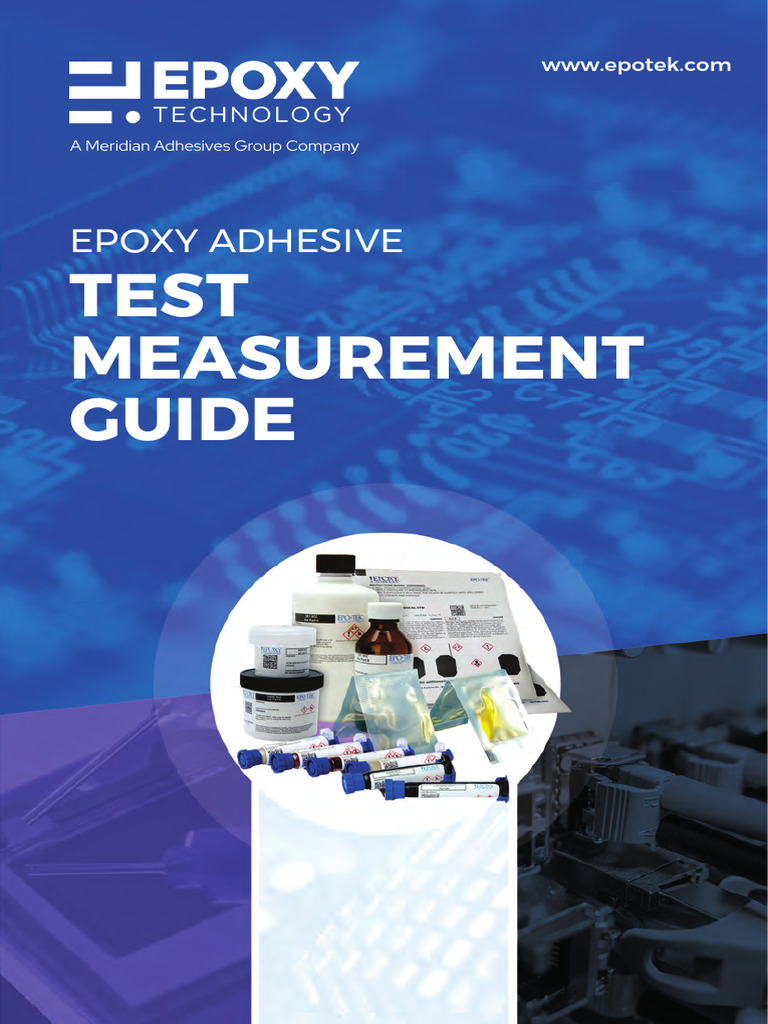 Epoxy Adhesive Test Measurement Guide | PDF | Differential Scanning ...