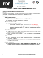 Scientific Model Worksheet - Enhanced Science 7 - Grade 7 Ste August 12 ...