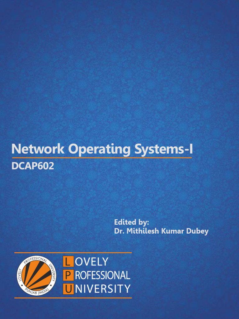 Dcap602 Network Operating Systems I | PDF | Booting | Operating System