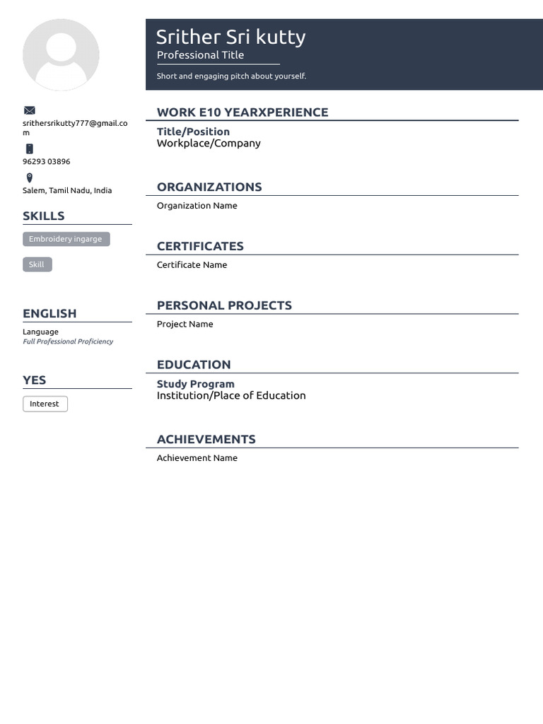 My Resume | PDF