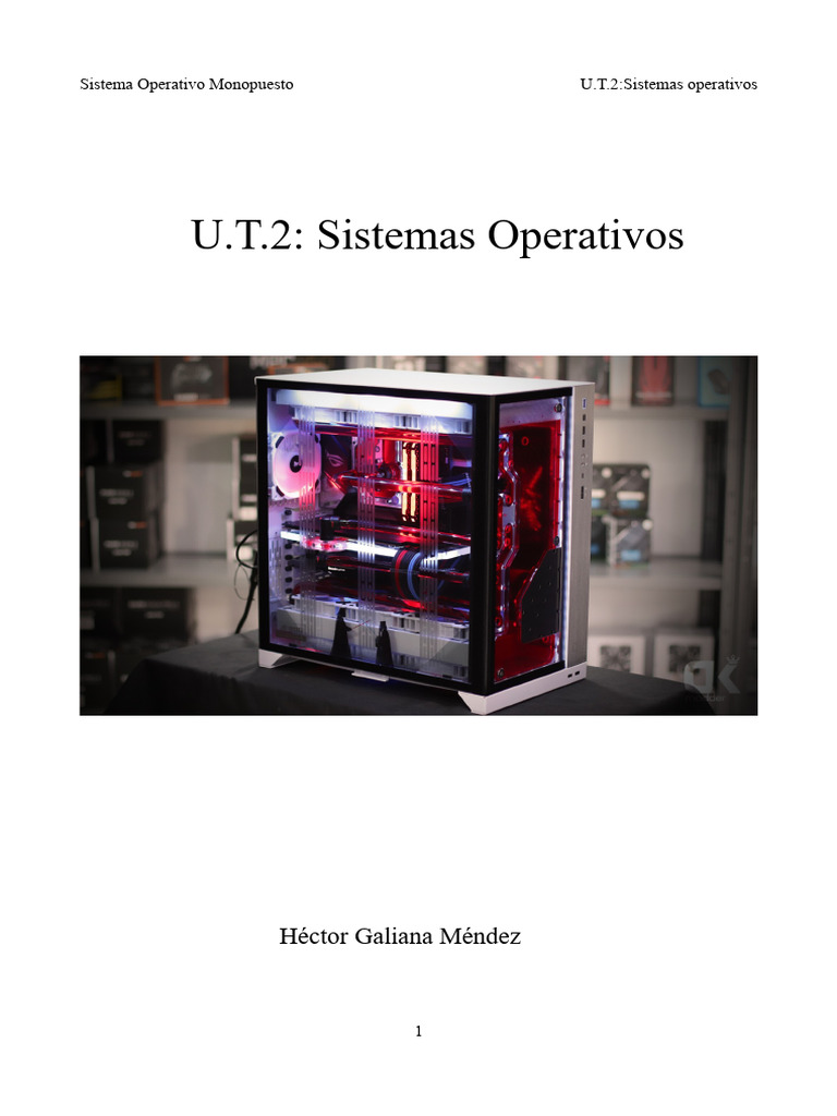 UT2 Sistemas Operativos | PDF