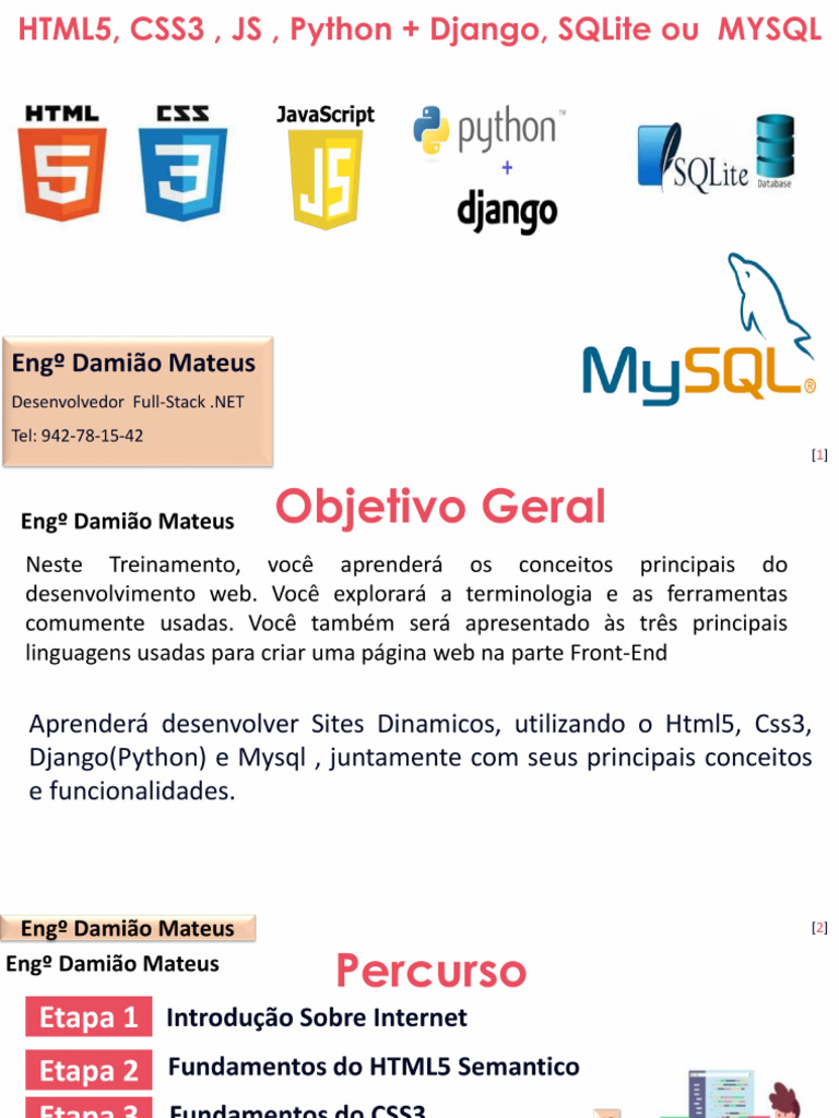 Actualizado - Material Desenvolvimento Web Html5, Css3, PHP e Mysql - 042309 | PDF