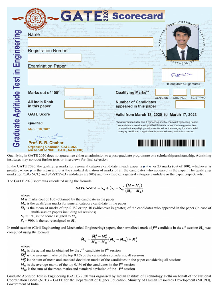 Cs 20 S 65009595 Scorecard | PDF