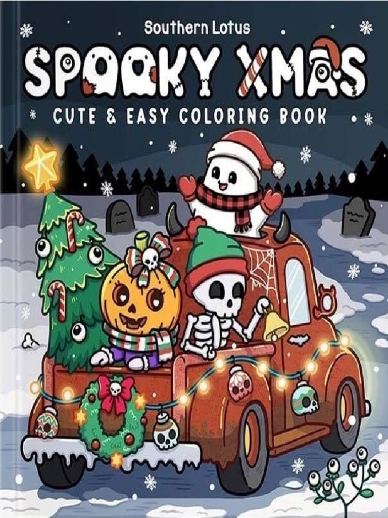 Spooky Xmas CM Coloring Book | PDF