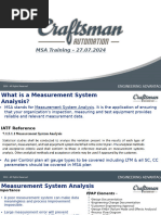 MSA: Acceptable GRR, PV, and NDC Values | PDF | Measurement