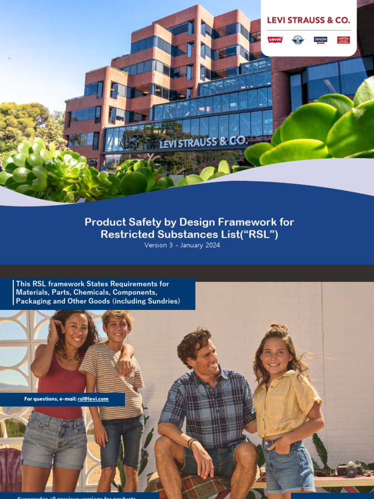 2024 LS&Co. Product Safety by Design Framework for RSL | PDF | Chemical ...