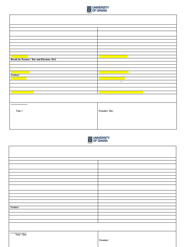 2024/2025 Academic Year Calendar | PDF | Academic Term