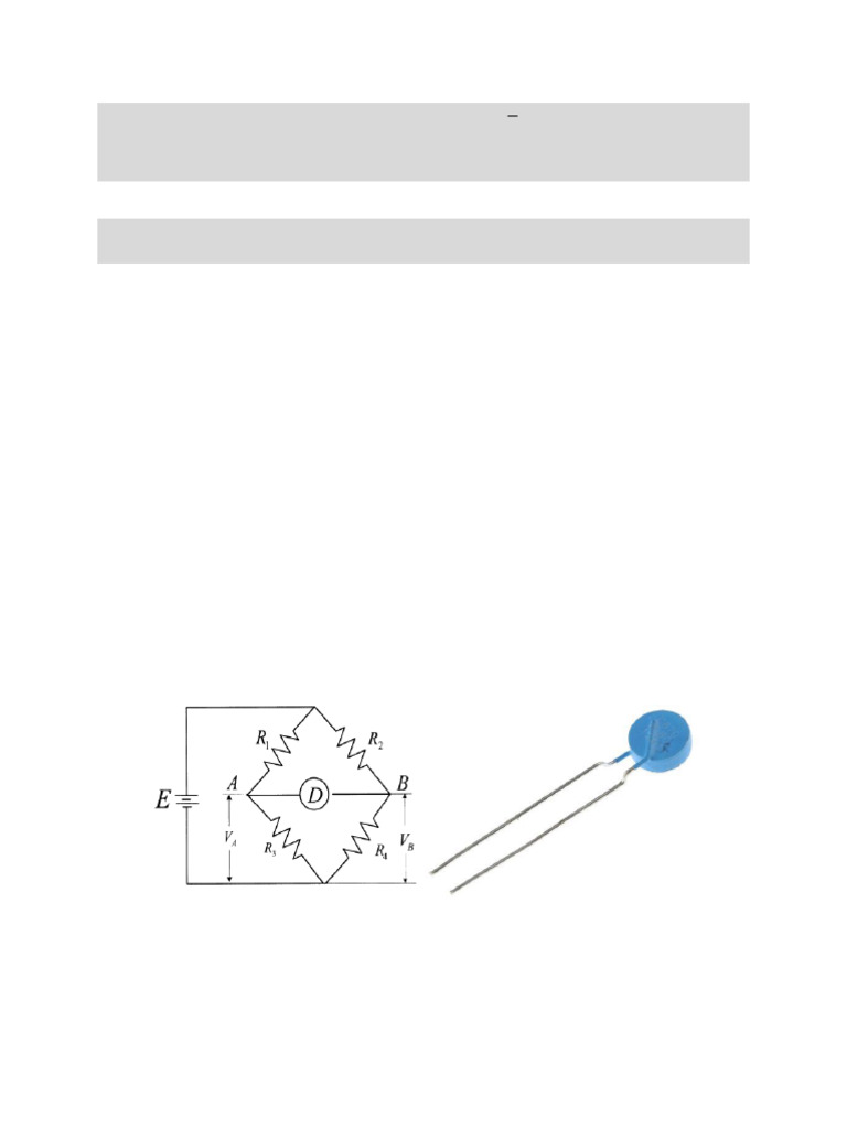Exp5 Temperature Sensors Thermister | PDF | Electrical Engineering | Electricity