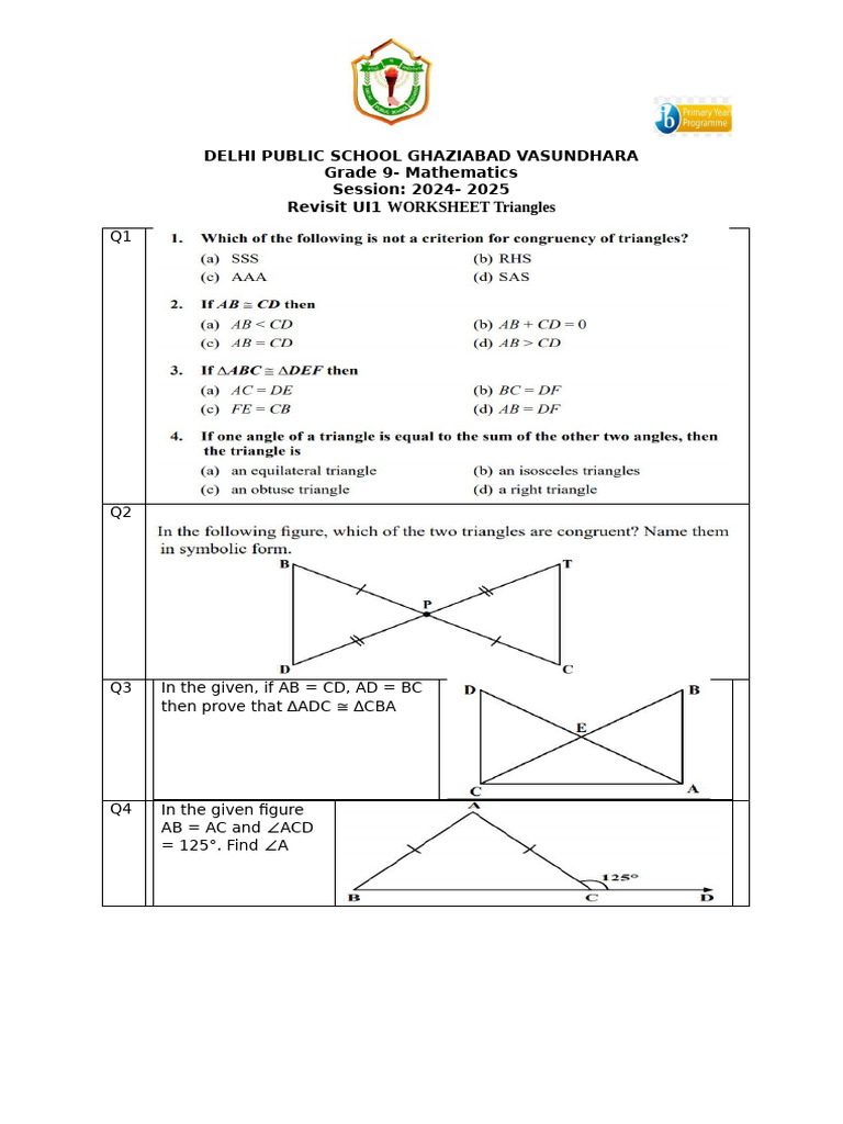 Day 5 Triangles | PDF
