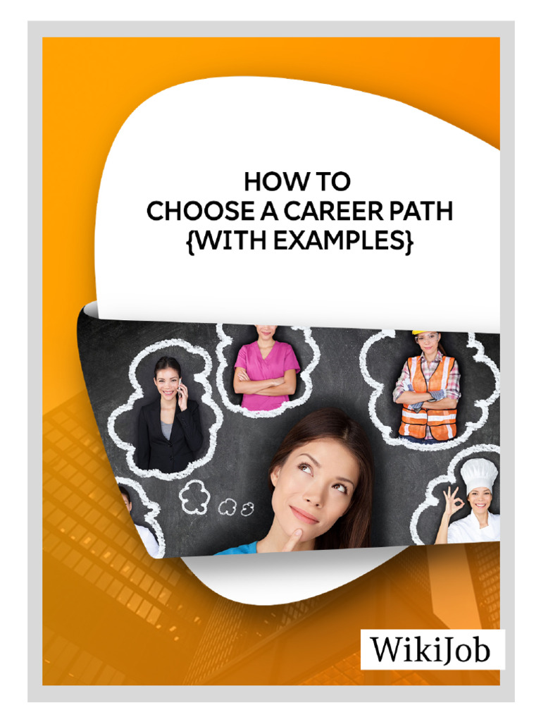 How To Choose A Career Path | PDF | Employment | Goal