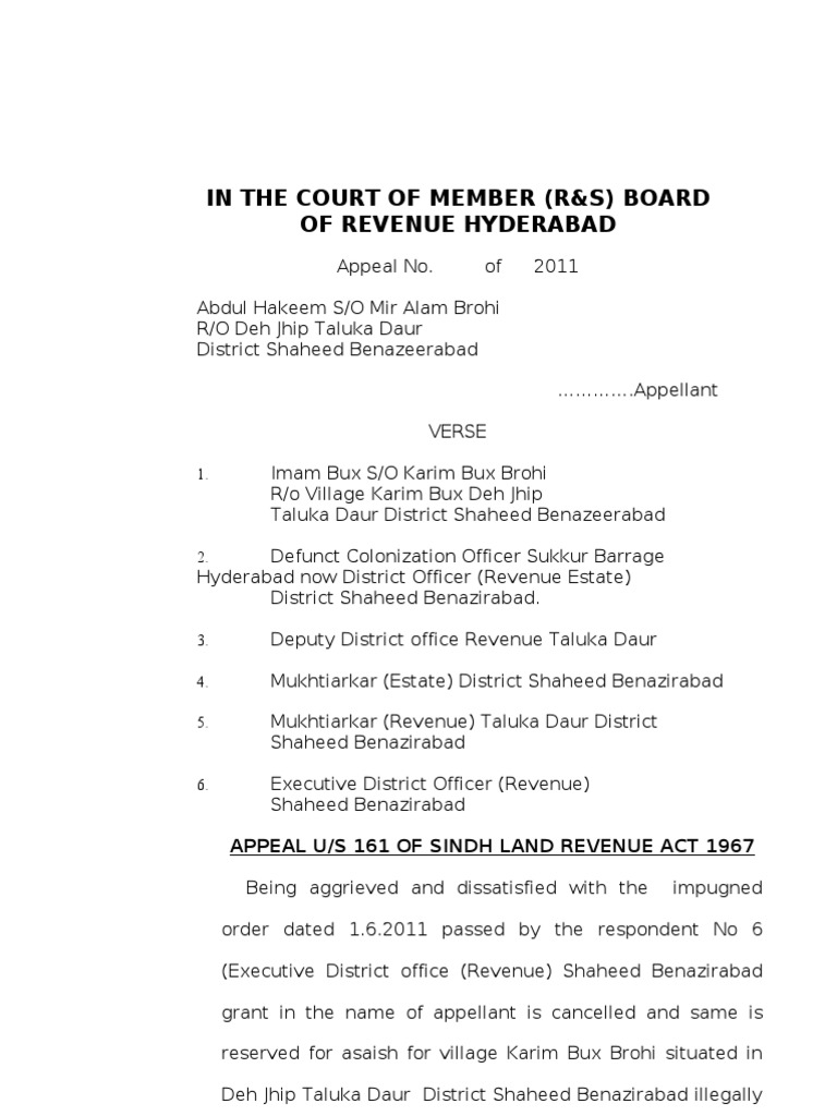 Abdul Hakeem | PDF | Appeal | Common Law