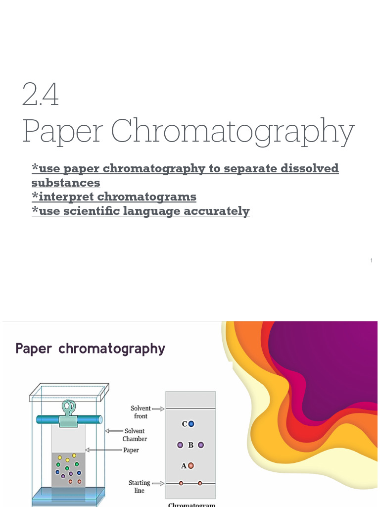 2 4+Paper+Chromatography | PDF