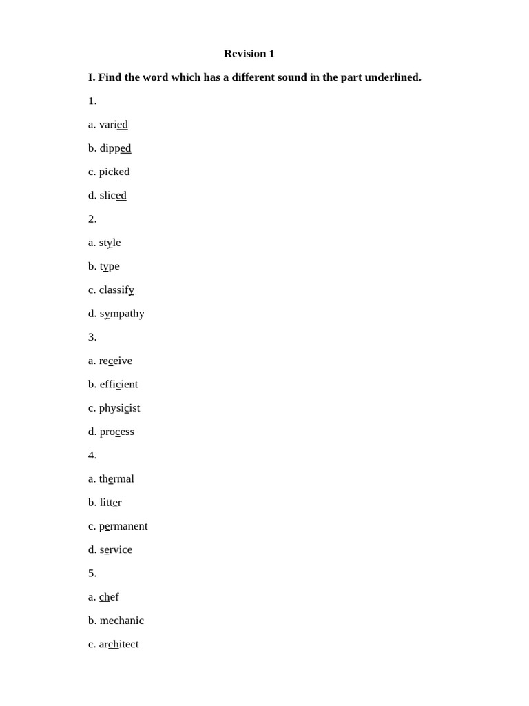 Revision 2 | PDF | Nature