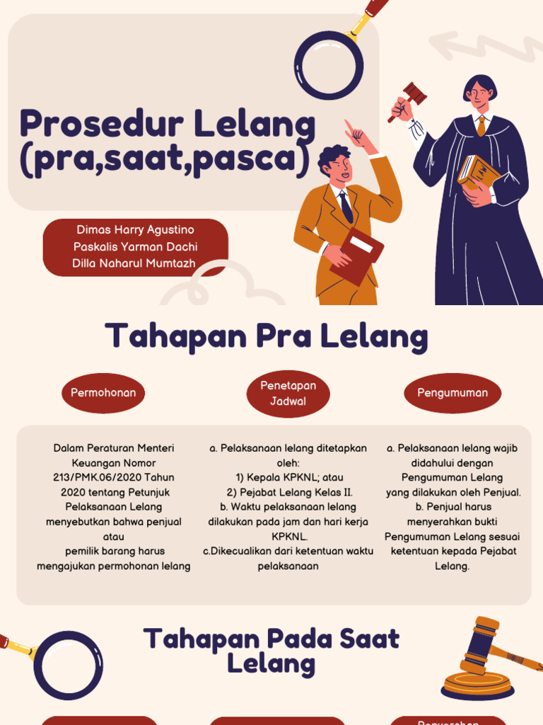 Prosedur dan Tahapan Lelang KPKNL | PDF