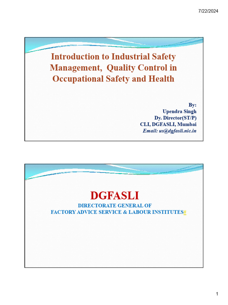Industrial Safety Management Diploma Guide | PDF | Occupational Safety ...