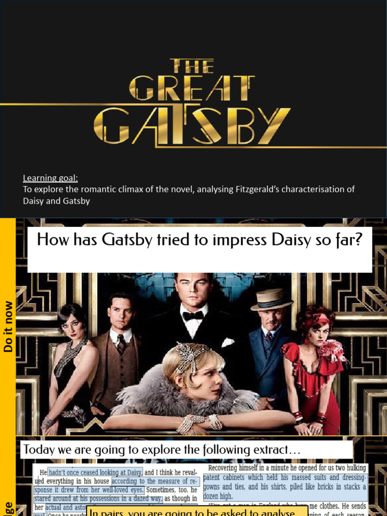 Daisy_and_Gatsby (1) | PDF | The Great Gatsby | Cognition