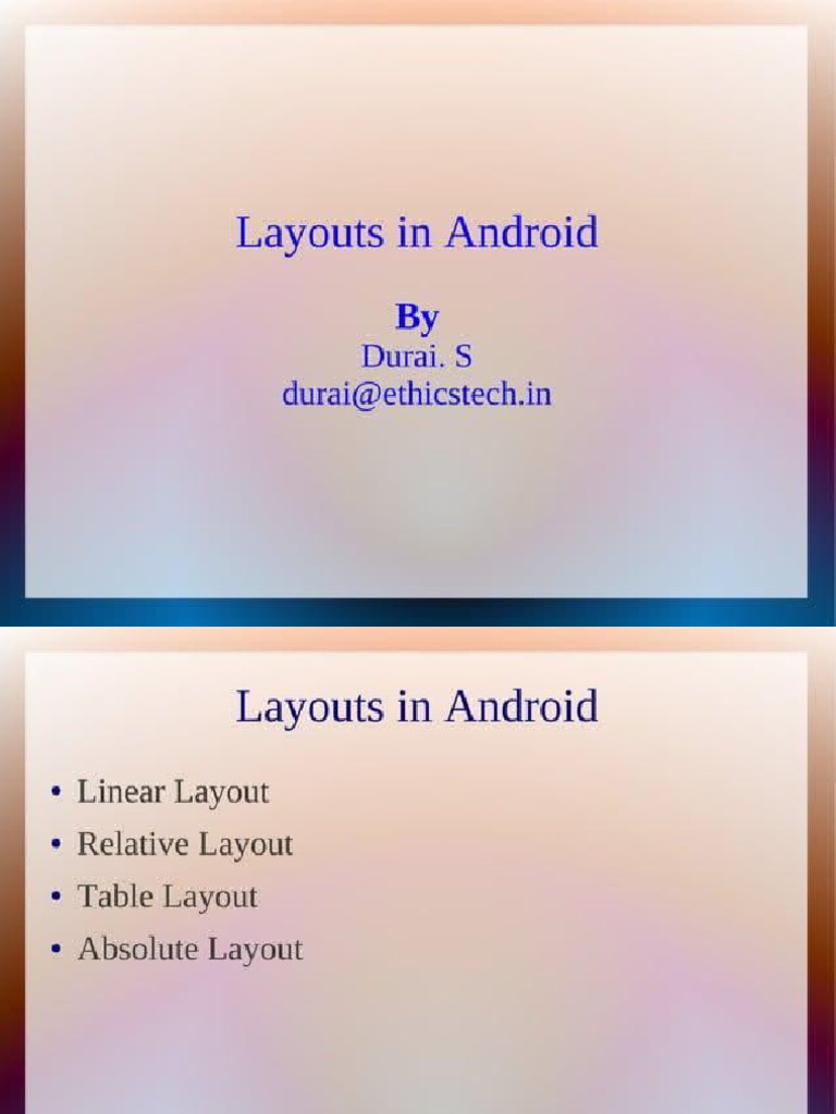 layouts_in_android2 | PDF