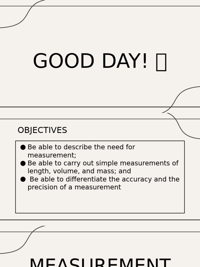 Measurements 1 Copy Pdf Observational Error Measurement