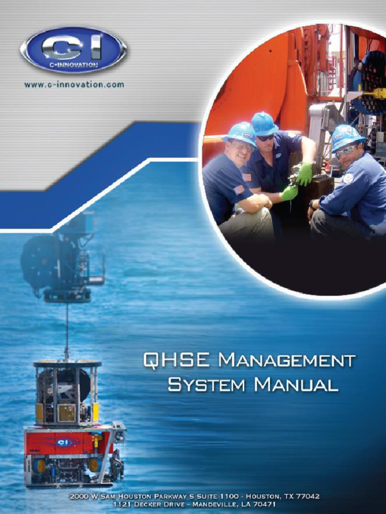 QHSE Manual PDF | PDF